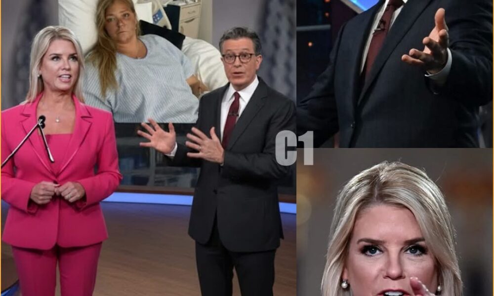 THE BIG BLAST⚡️: Stephen Colbert confronted Pam Bondi head-on on late ...